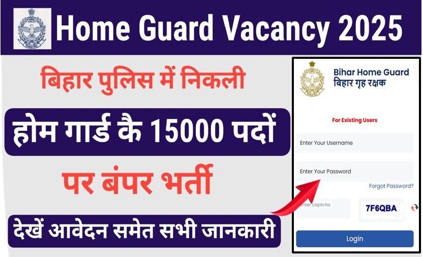 Bihar Home Guard Vacancy 2025: बिहार पुलिस होम गार्ड के 15000 पदों पर ...